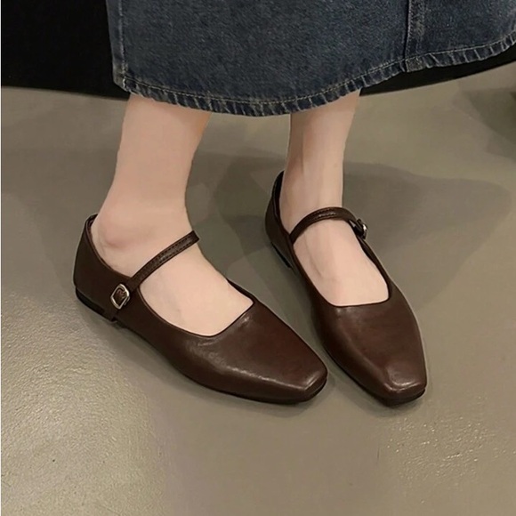 Keman & Duo | Shoes | Keman Duo Womens Brown Mary Jane Shoes Size 235 ...
